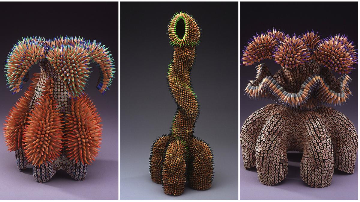 Mahakarya dari Tumpukan Pensil Warna - Global Liputan6.com