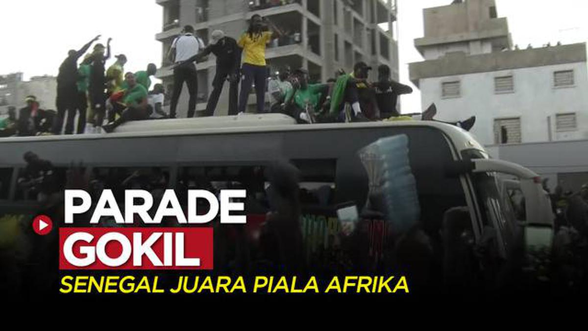 VIDEO: Parade Gokil Timnas Senegal Juara Piala Afrika di Kota Dakar ...