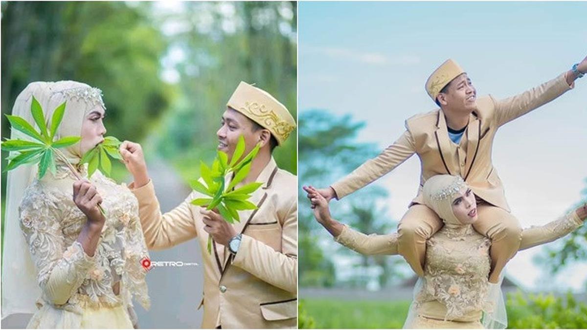 6 Gaya Prewedding Ini Kocak Banget, Sampai Lakukan Aksi Akrobat