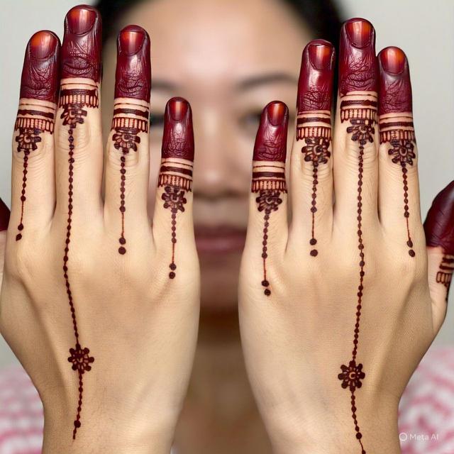 15 Desain Henna Simple dan Penuh Makna, Mudah Dibuat dan Memukau