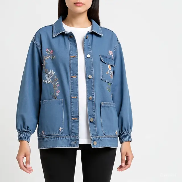 7 Model Outer Jeans Wanita Oversize Terbaru untuk Casual, Tampil ...