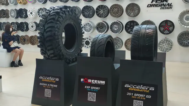 Ban Baru Accelera dan Forceum Meluncur di IIMS 2024 - Otomotif Liputan6.com