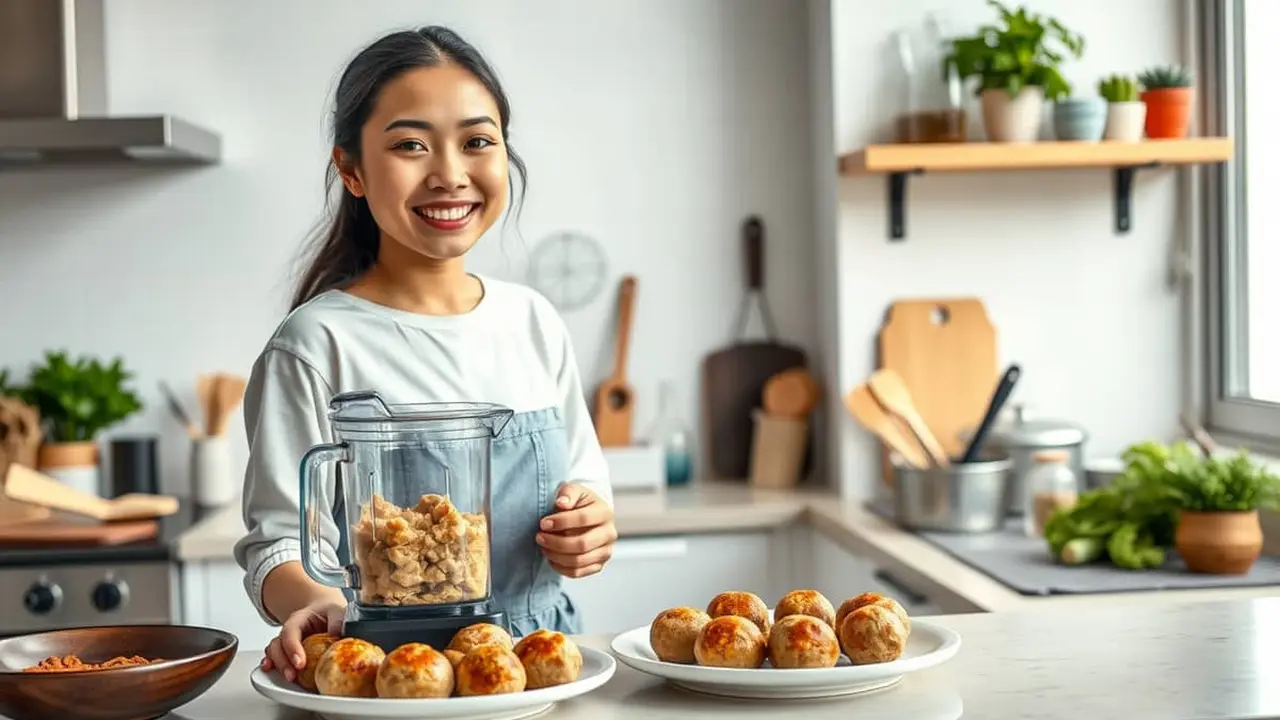 Resep Bakso Ayam Blender Kenyal dan Lezat, Mudah Dibuat - Feeds ...