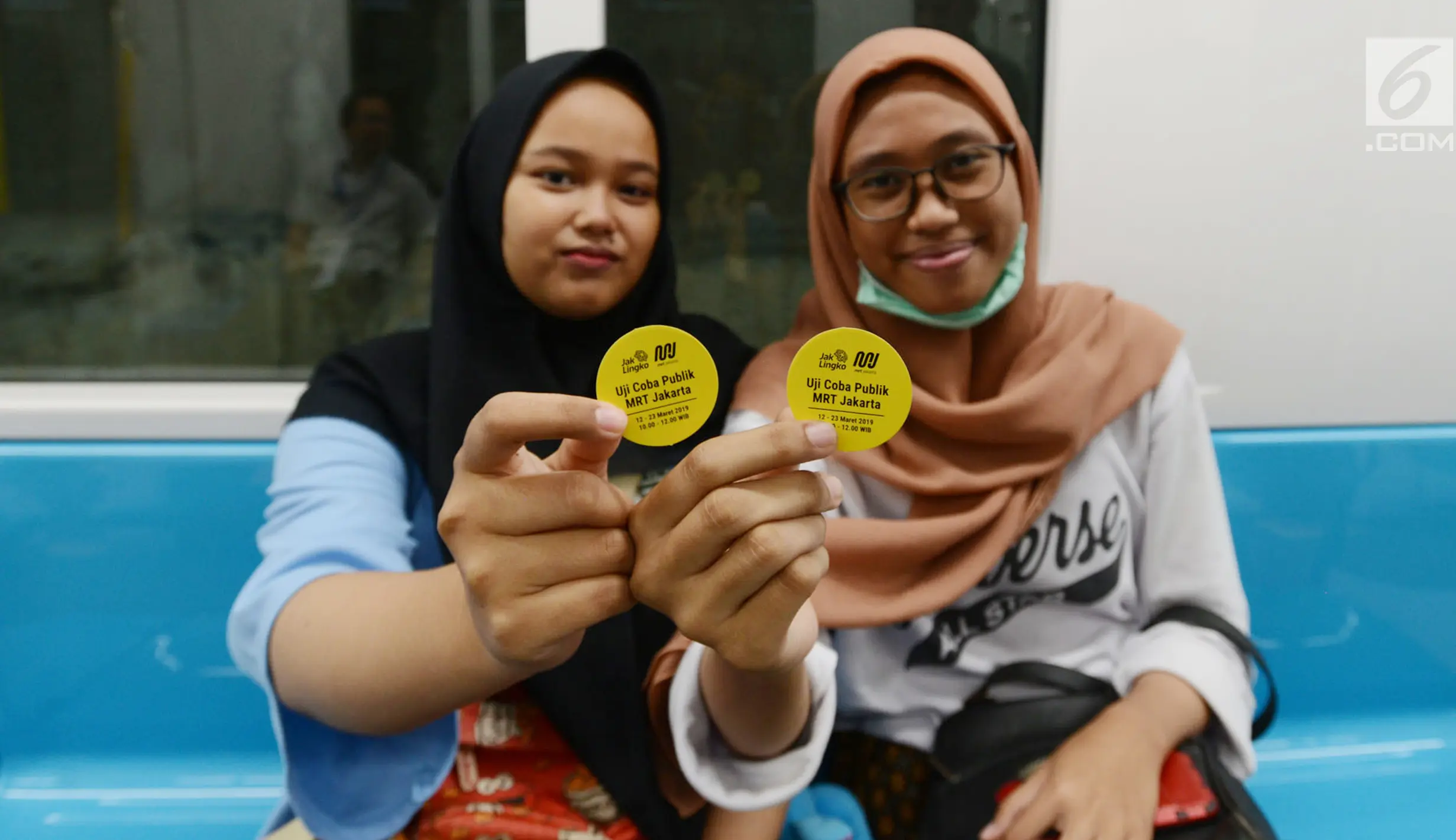 FOTO: Yuk, Jajal Naik MRT Jakarta Gratis Mulai Hari Ini - Foto Liputan6.com