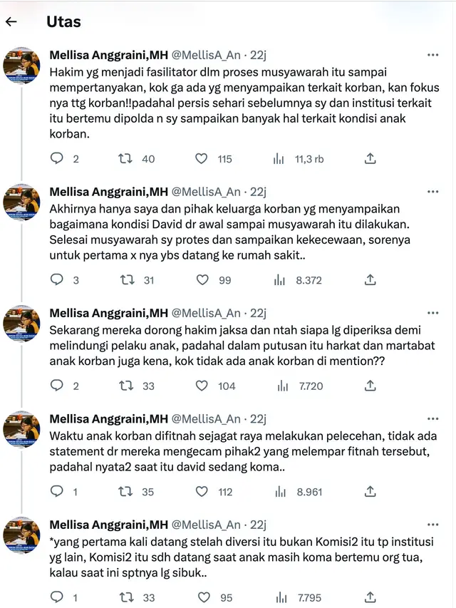 Curhat Kubu David Ozora Buntut Aksi KPAI: Saat David Difitnah Sejagat ...