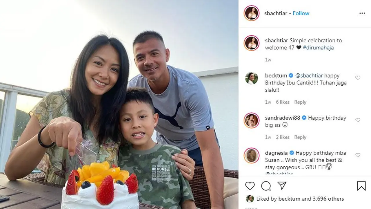 5 Potret Awet Muda Susan Bachtiar di Usia 47 Tahun - Lifestyle Liputan6.com