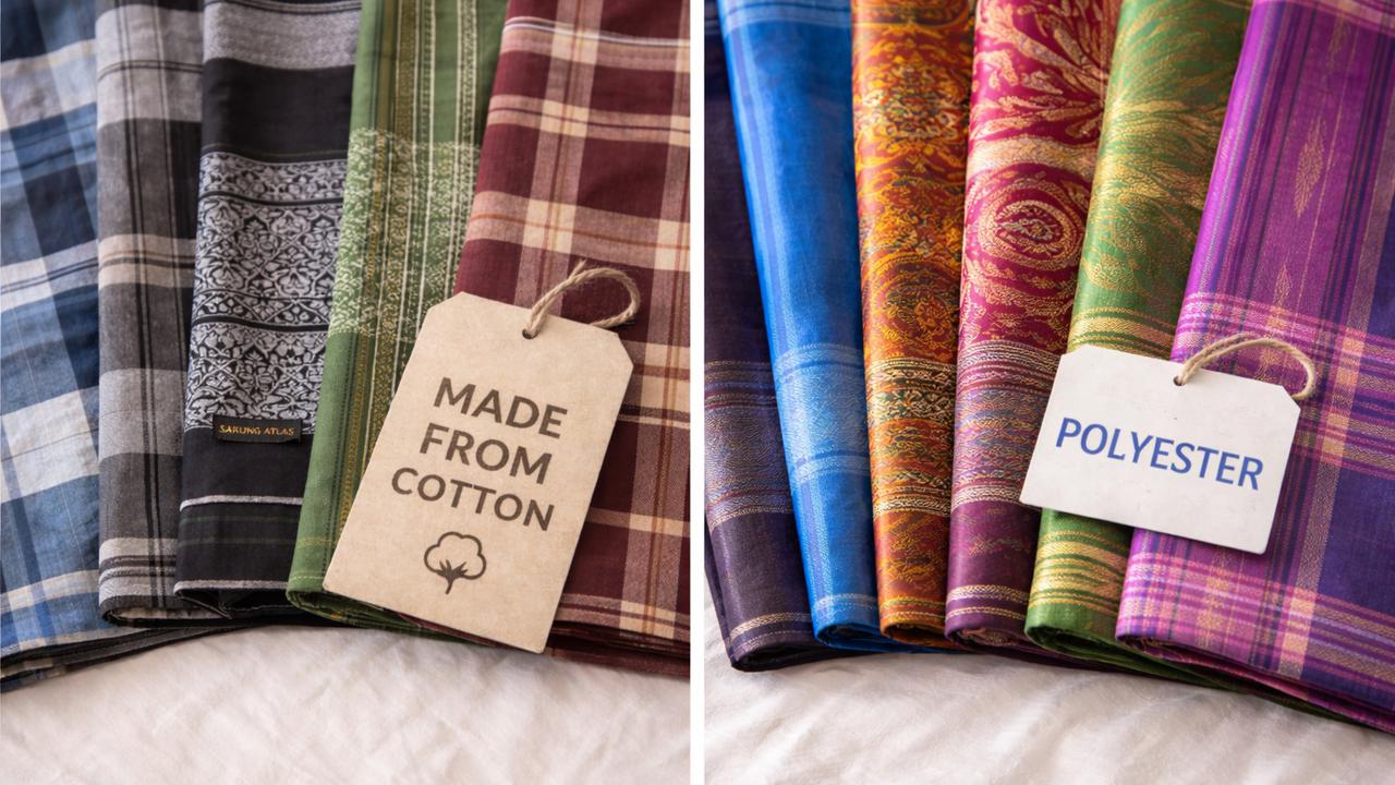 Sarung Katun vs Polyester, Mana yang Lebih Anti Kusut dan Mudah Dicuci ...
