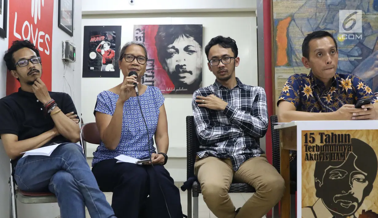 FOTO: Aktivis Desak Pemerintah Serius Tuntaskan Kasus Munir - Foto ...