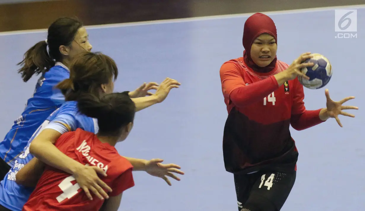 FOTO: Hadapi Hong Kong, Bola Tangan Putri Indonesia Gagal Kuasai Permainan - Foto Liputan6.com