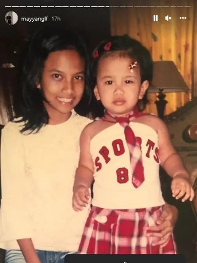 Disebut Mirip Gala Sky, Ini 6 Potret Masa Kecil Mayang Adik Mendiang ...