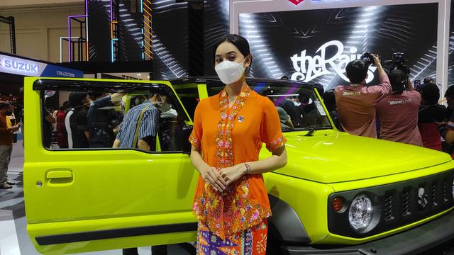 Demi HUT ke-77 RI, SPG Cantik di GIIAS 2022 Rela Bangun Lebih Pagi ...