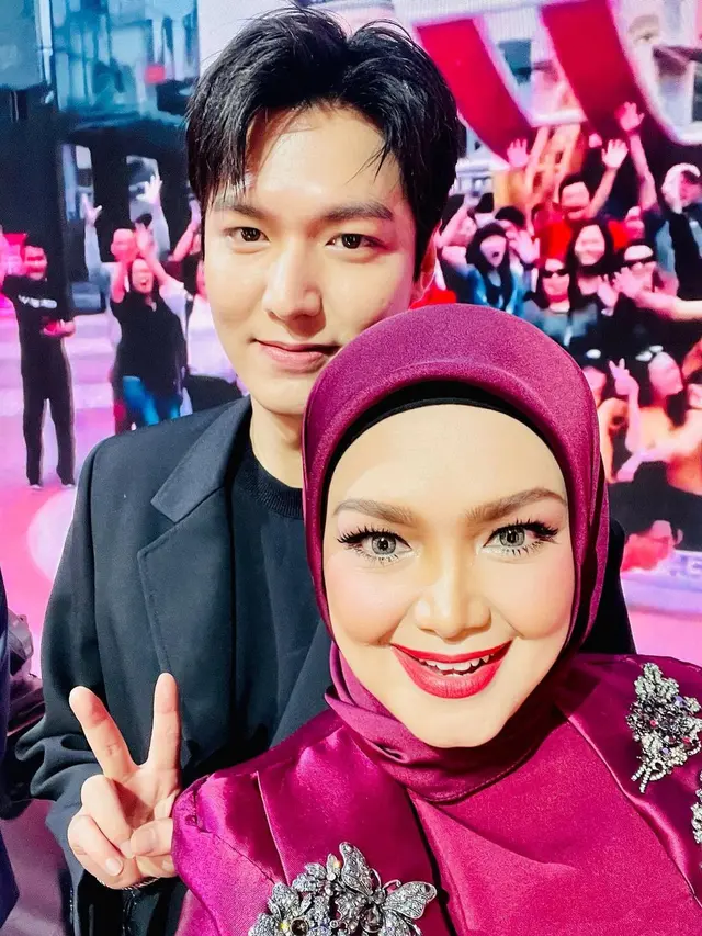 Ketemu Siti Nurhaliza, Lee Min Ho Mengaku Kagum dengan Sang Penyanyi Malaysia - ShowBiz Liputan6.com