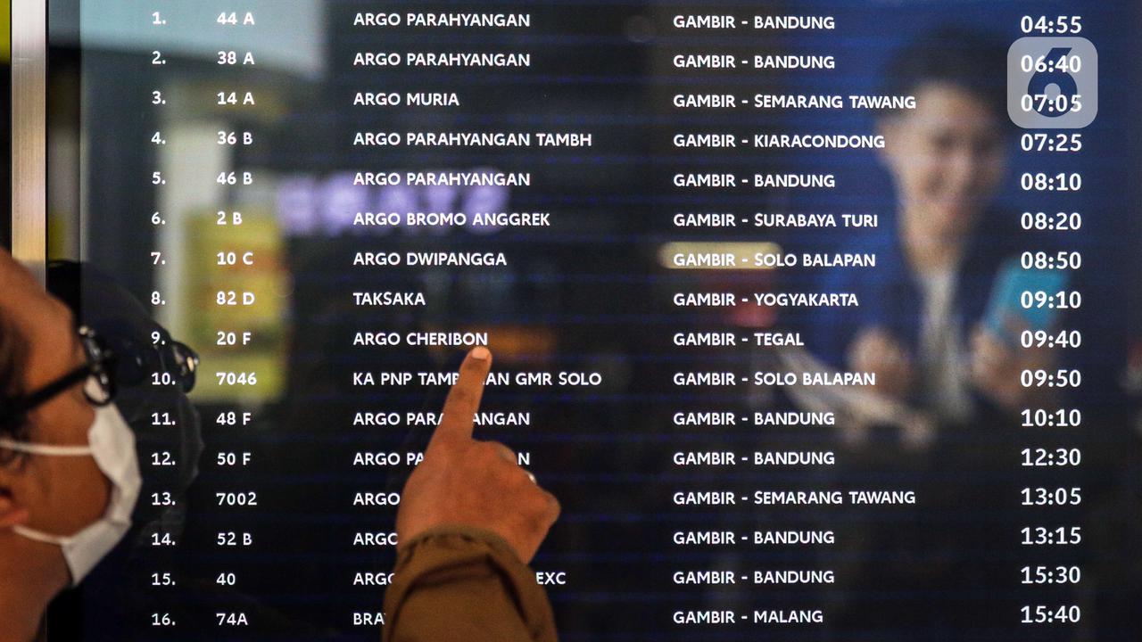 8 KA Tujuan Jakarta Terlambat Imbas Kereta Anjlok Argo Wilis dan Argo ...