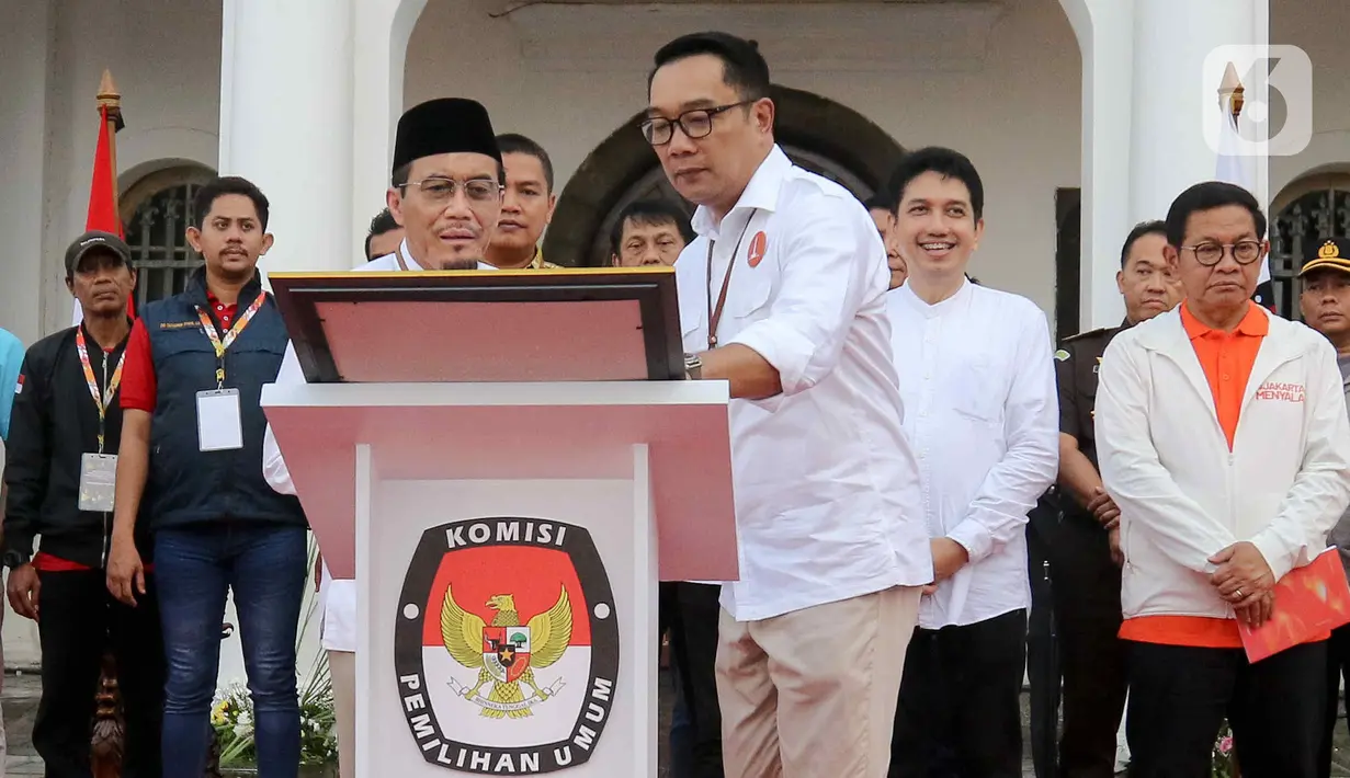 Tiga Paslon Pilgub Jakarta 2024 Ikuti Deklarasi Kampanye Damai - Page 1 - Foto Liputan6.com