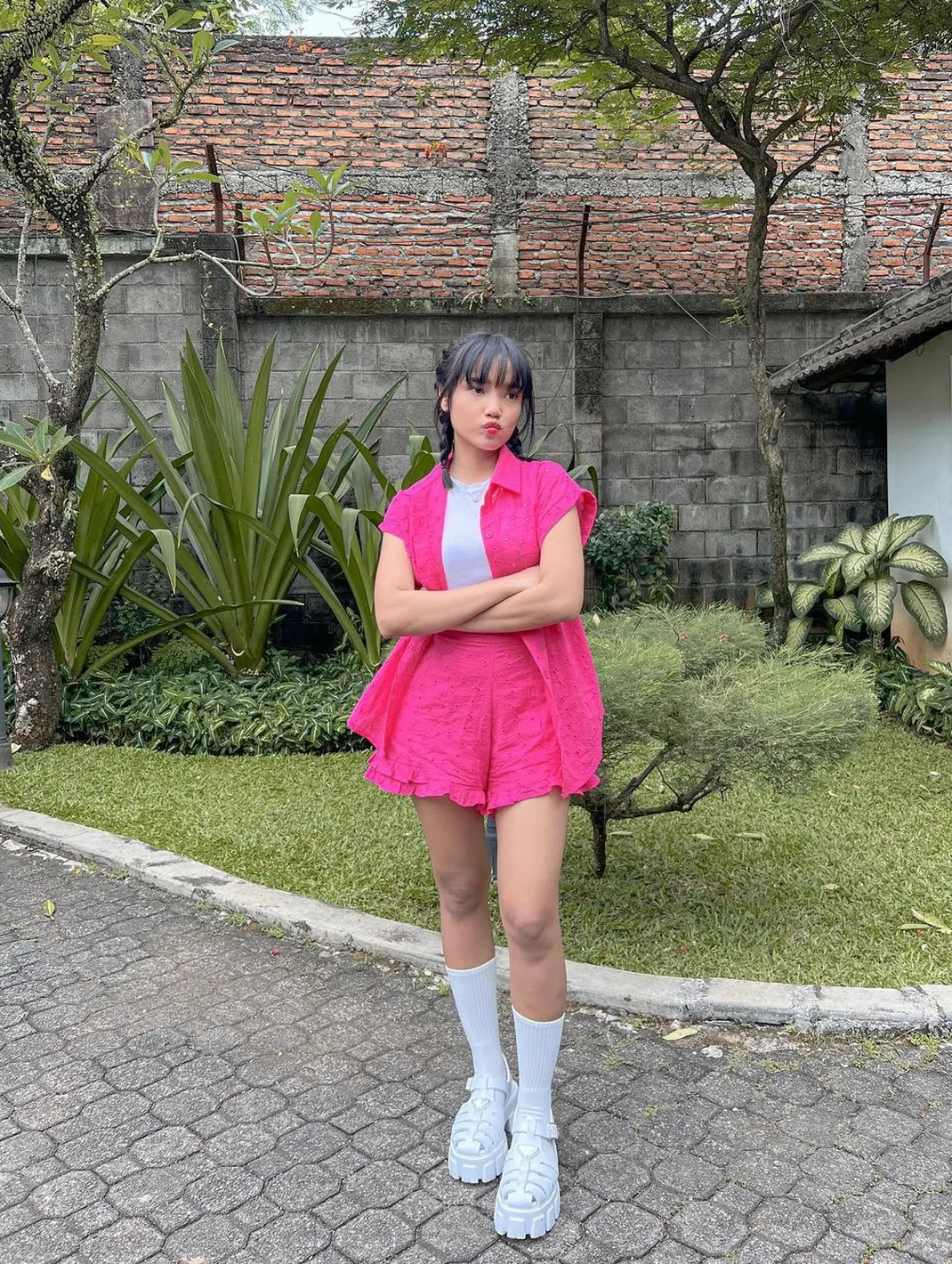 Potret Fuji Pamer Rambut Poni Unyu, Bikin Netizen Ter-uwu-uwu! - Foto Liputan6.com