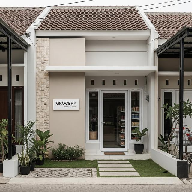 9 Inspirasi Desain Warung Kelontong Modern di Rumah Tipe 36, Fungsional ...