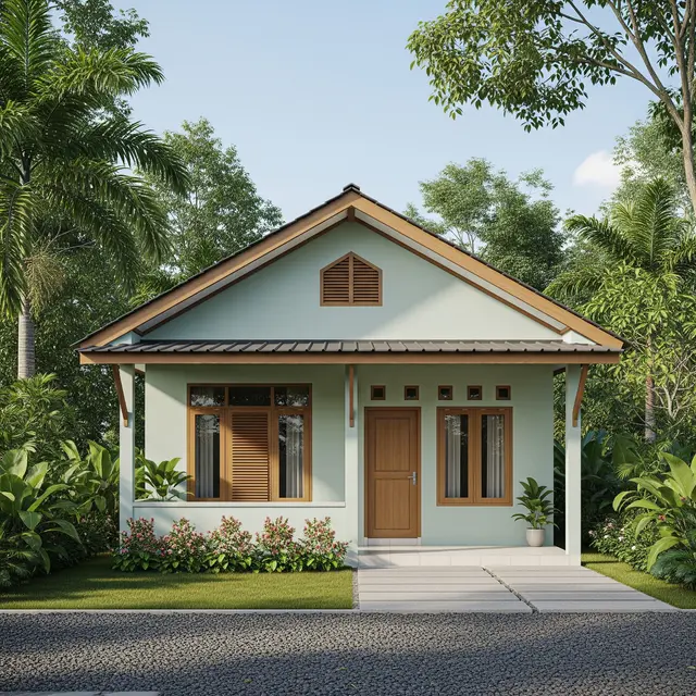 9 Desain Rumah Sederhana Pinggir Jalan, Padukan Estetika dan Kenyamanan ...
