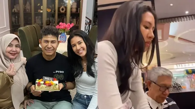 7 Potret Shenina Cinnamon Rayakan Ultah Ayah, Dekat Angga Yunanda - Hot Liputan6.com