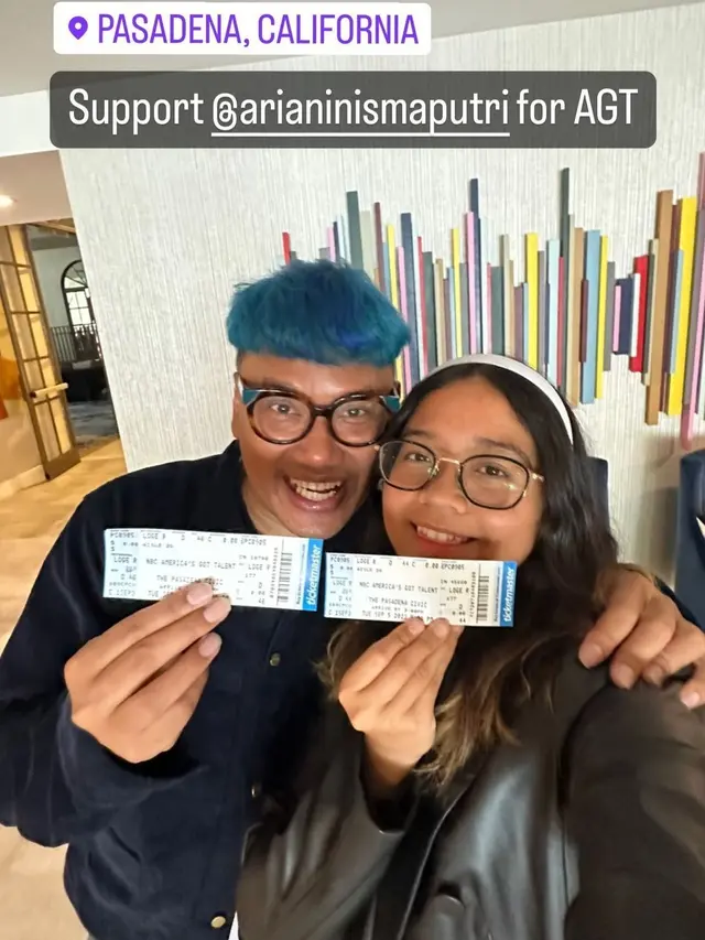 Uya Kuya Nonton Putri Ariani Langsung di Semifinal America's Got Talent ...