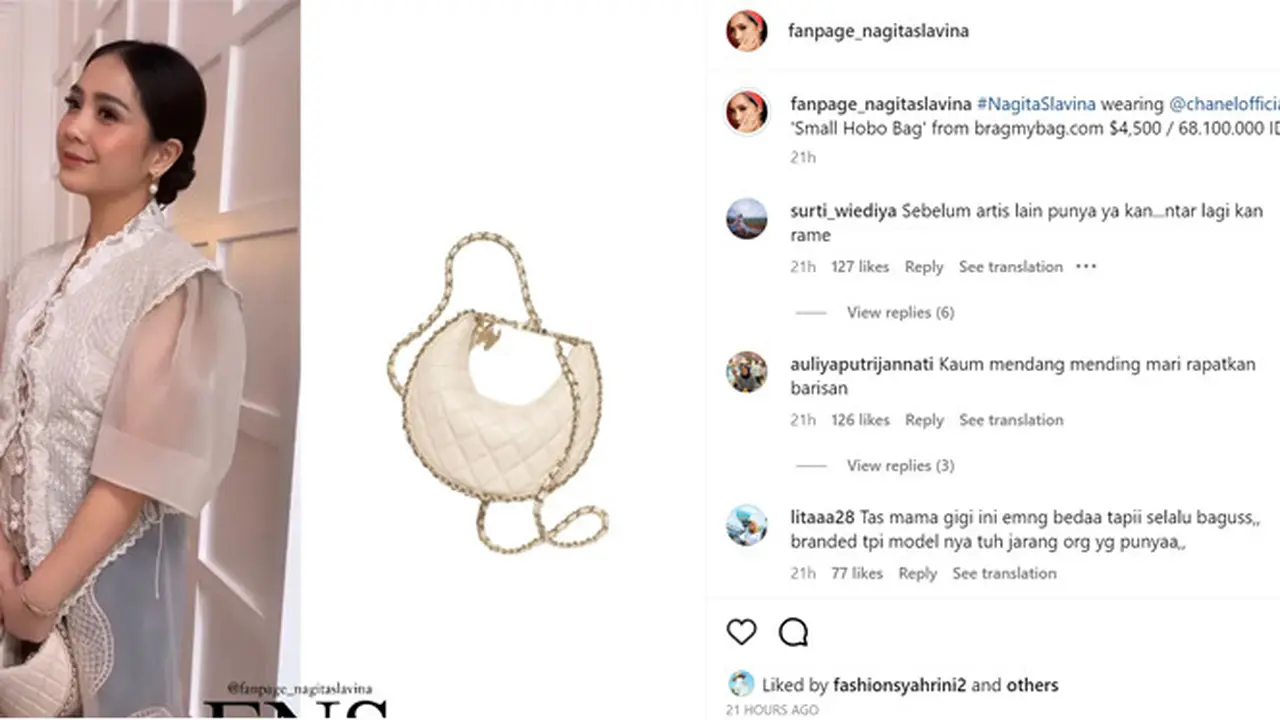 Tampil Cantik Berkebaya Putih, Harga Outfit Nagita Slavina ke Istana Negara Bisa untuk Biaya ...