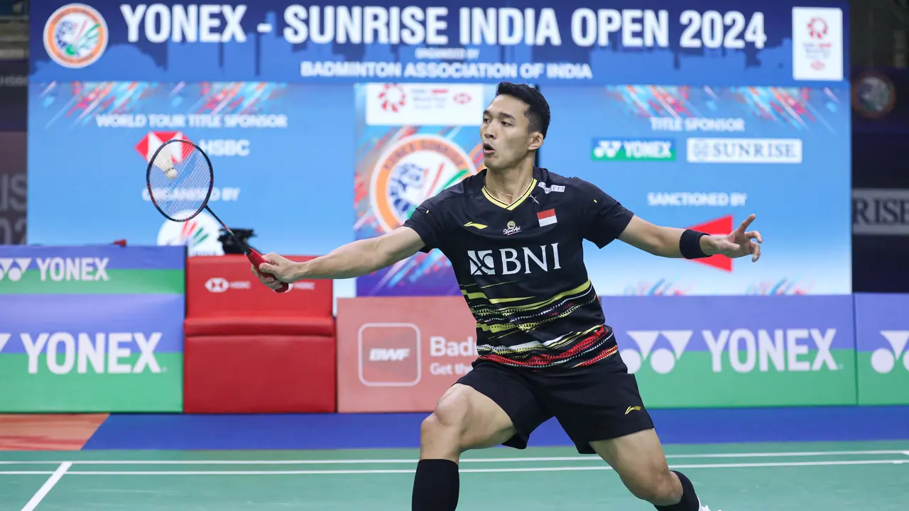 Hasil India Open 2024: Jonatan Christie Kandas, Anthony Ginting Tembus Perempat Final - Ragam ...