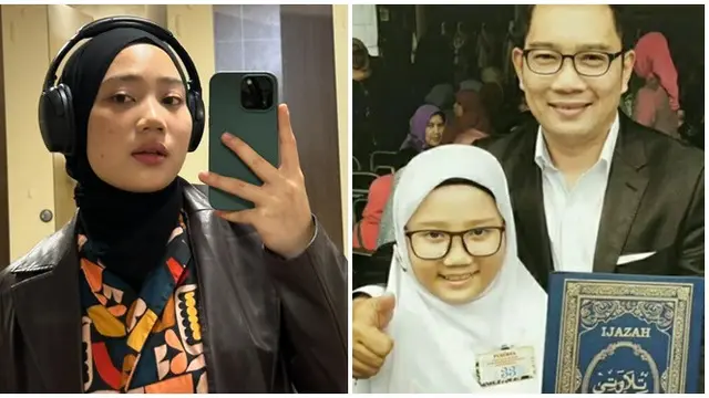 Diajarkan Pakai Hijab Sejak Belia, Ini 6 Potret Masa Kecil Zara Anak Ridwan Kamil - Hot Liputan6.com