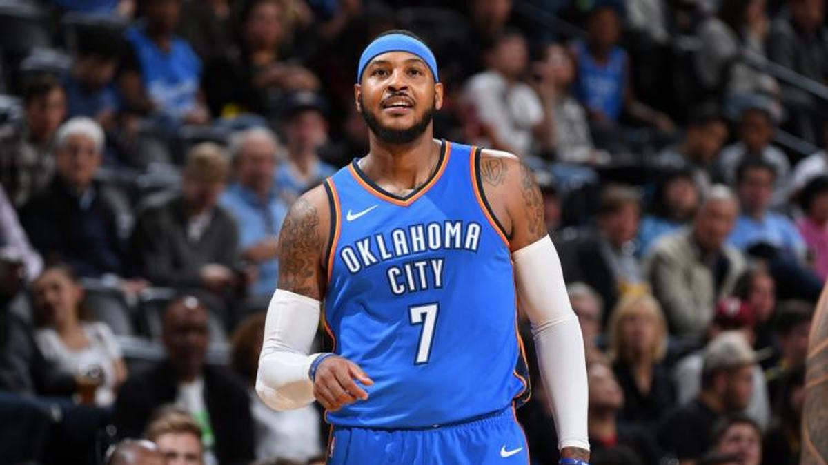NBA: Melo Bikin Sejarah, Thunder Bungkam Pistons - NBA Bola.com