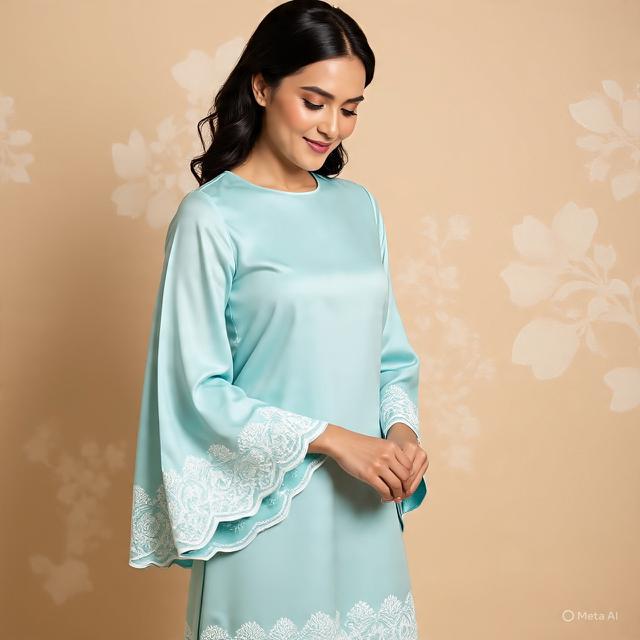 10 Model Gamis untuk Bahu Lebar yang Lagi Tren di 2025, Nyaman Dipakai ...