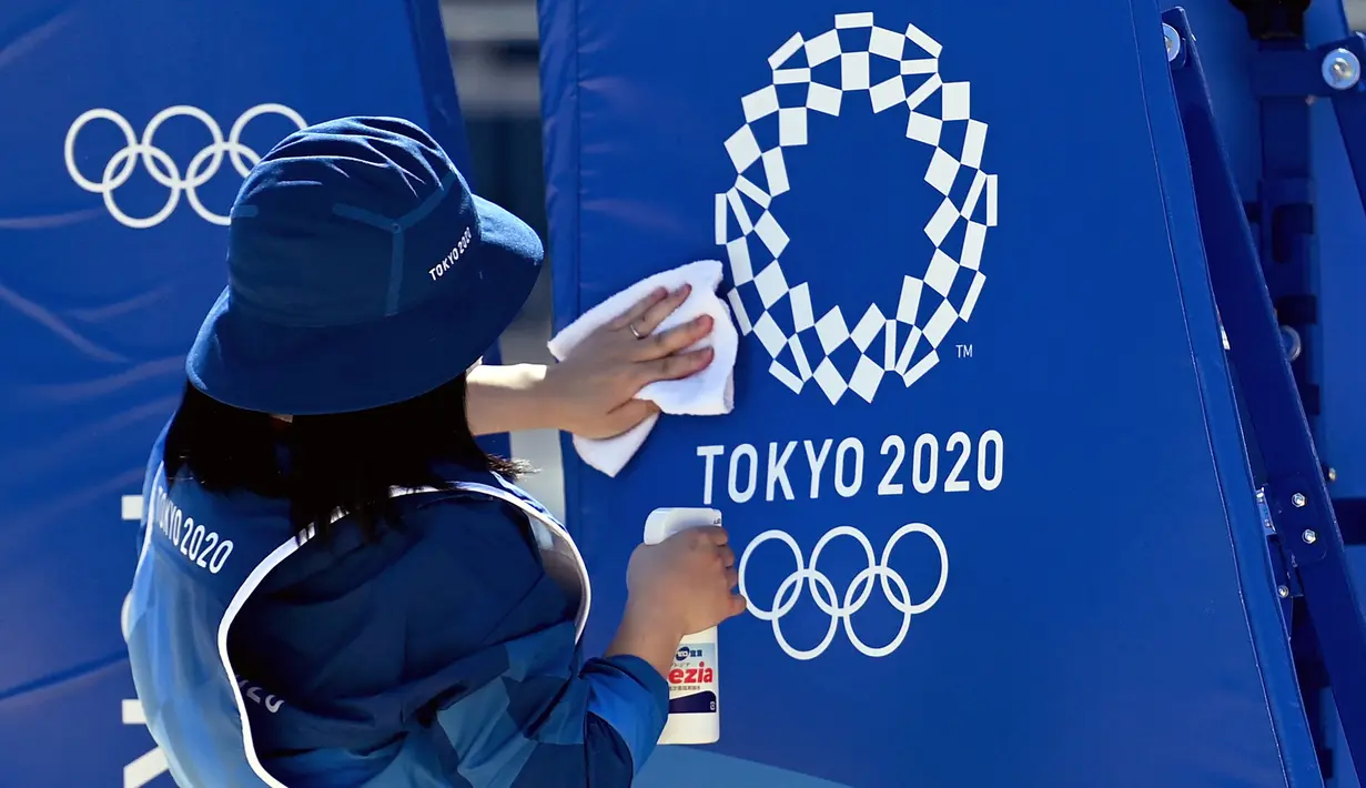 FOTO: Protokol Kesehatan Pertandingan Voli Olimpiade Tokyo 2020 - Foto ...