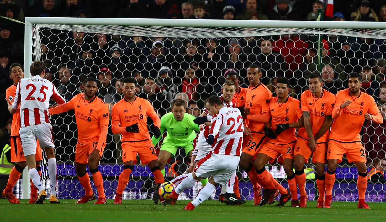 PHOTO: Salah Dua Gol, Liverpool Petik Kemenangan di Kandang Stoke City ...