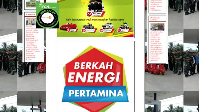 Cek Fakta: Tidak Benar Tautan Situs Pembagian Hadiah Berkah Pertamina ...