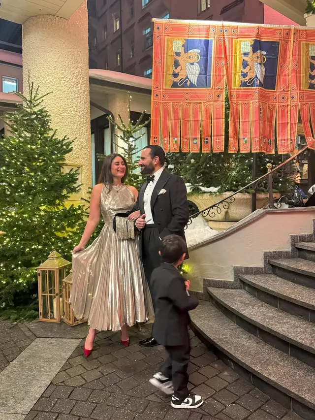 6 Potret Harmonis Kareena Kapoor dengan Saif Ali Khan, Sang Suami Baru ...