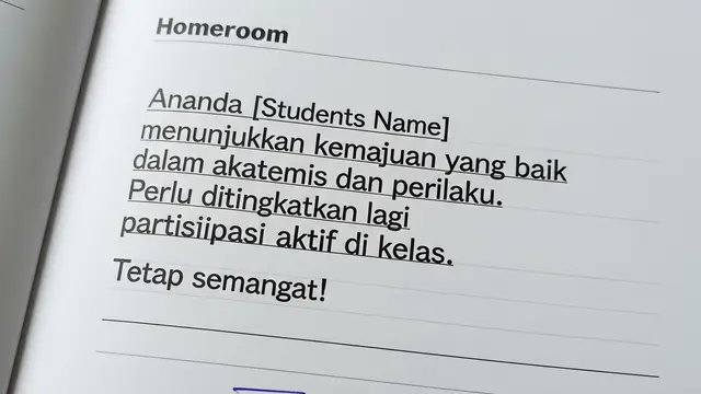Cara Menulis Catatan Wali Kelas untuk Raport SD, SMP, SMA, Lengkap ...