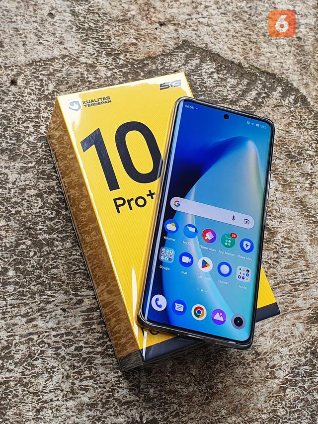 Review Realme 10 Pro Plus: Pede dengan Layar Lengkung 120Hz dan Dimensity 920 - Tekno Liputan6.com