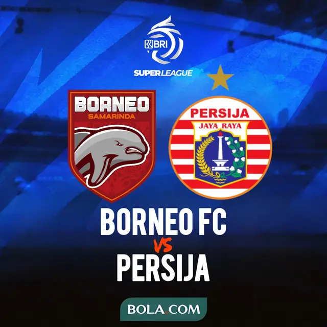 Link Live Streaming BRI Super League: Borneo FC Vs Persija