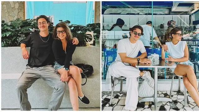 Gandeng Pria Blasteran, Ini 6 Potret Awkarin Go Public dengan Pacar ...