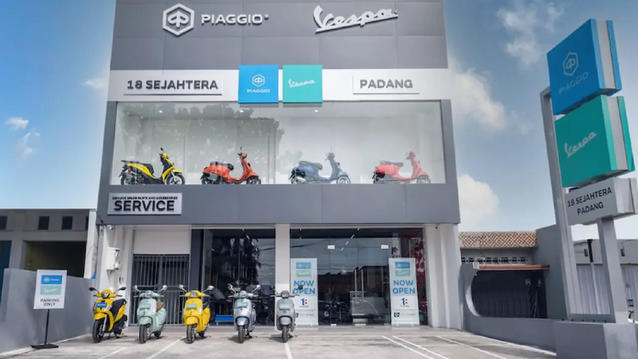 Piaggio Indonesia Resmi Menghadirkan Motoplex 2 Brand di Padang ...