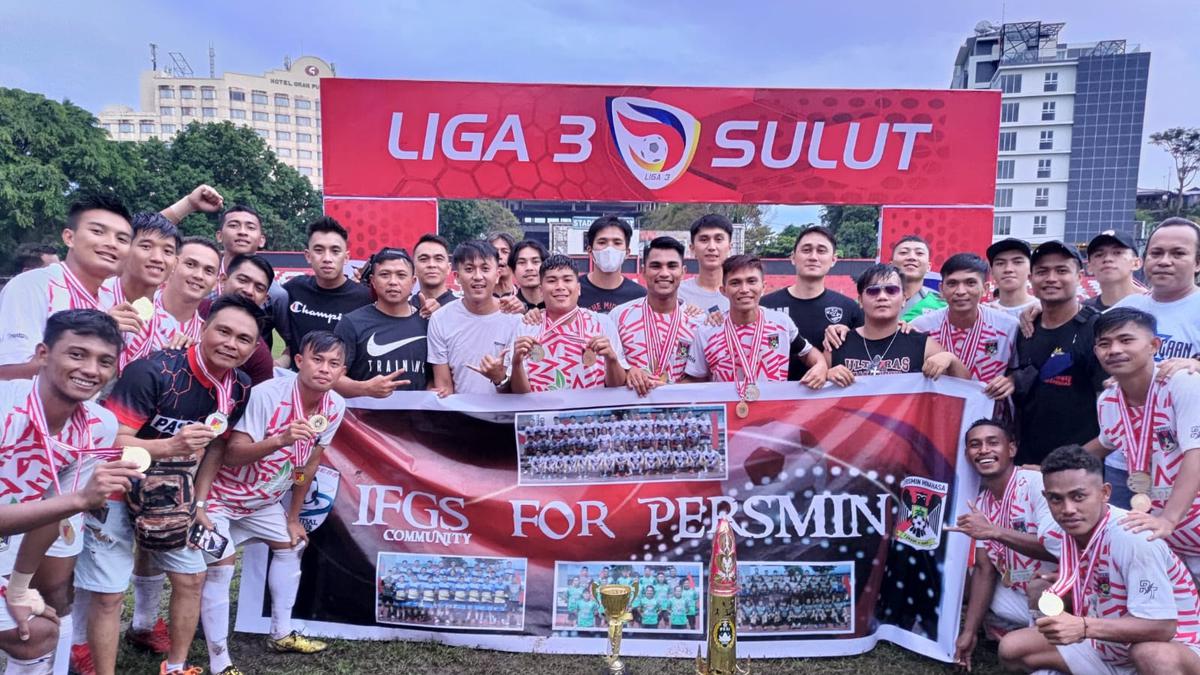 Juara Liga 3 Zona Sulut, Persmin Minahasa Merajut Impian ke Liga 2 ...