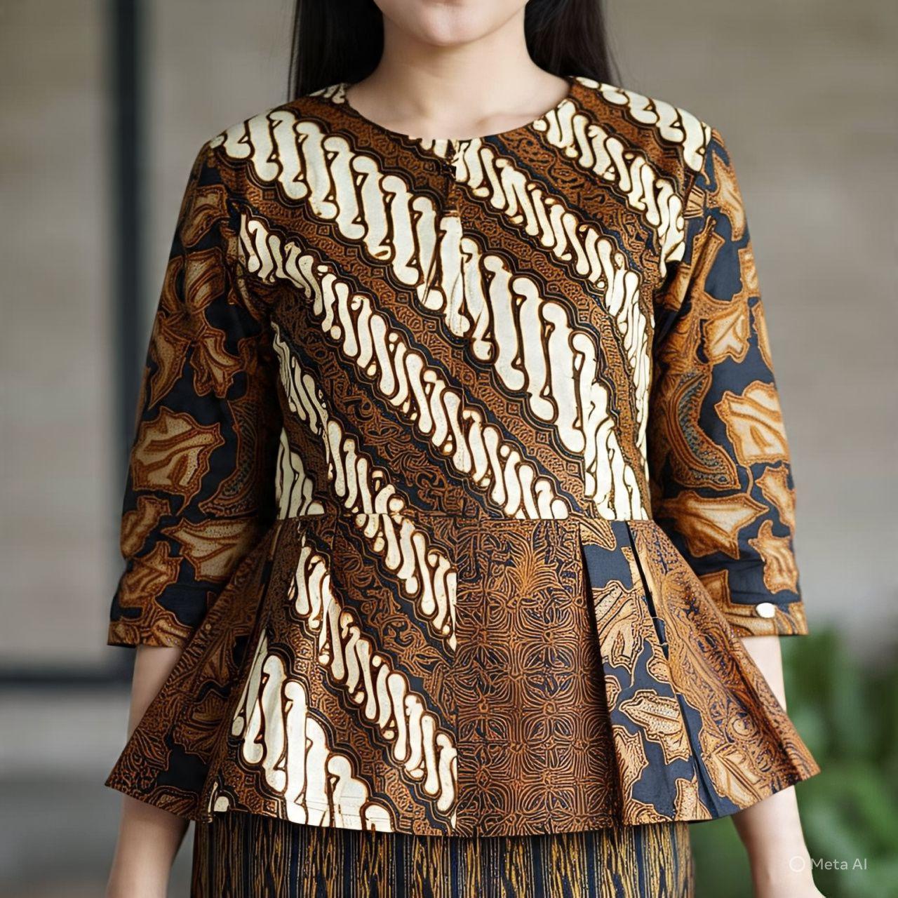 15 Model Atasan Batik Buat Kerja Terbaru 2025, Tampil Profesional dan ...