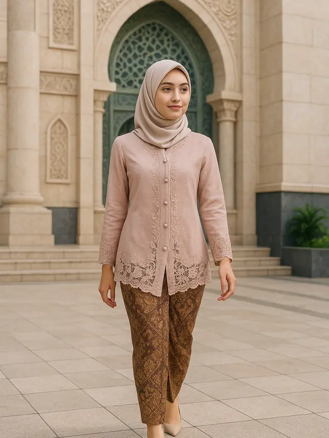 7 Inspirasi Model Kebaya Modern Hijab, Siap Tampil Anggun dan Stylish ...