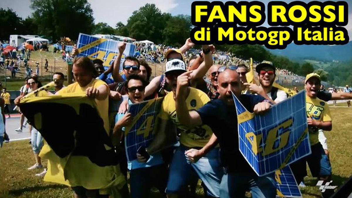 Saksikan Kehebohan Rossifumi Sambut Rossi di Mugello - Video Bola.com