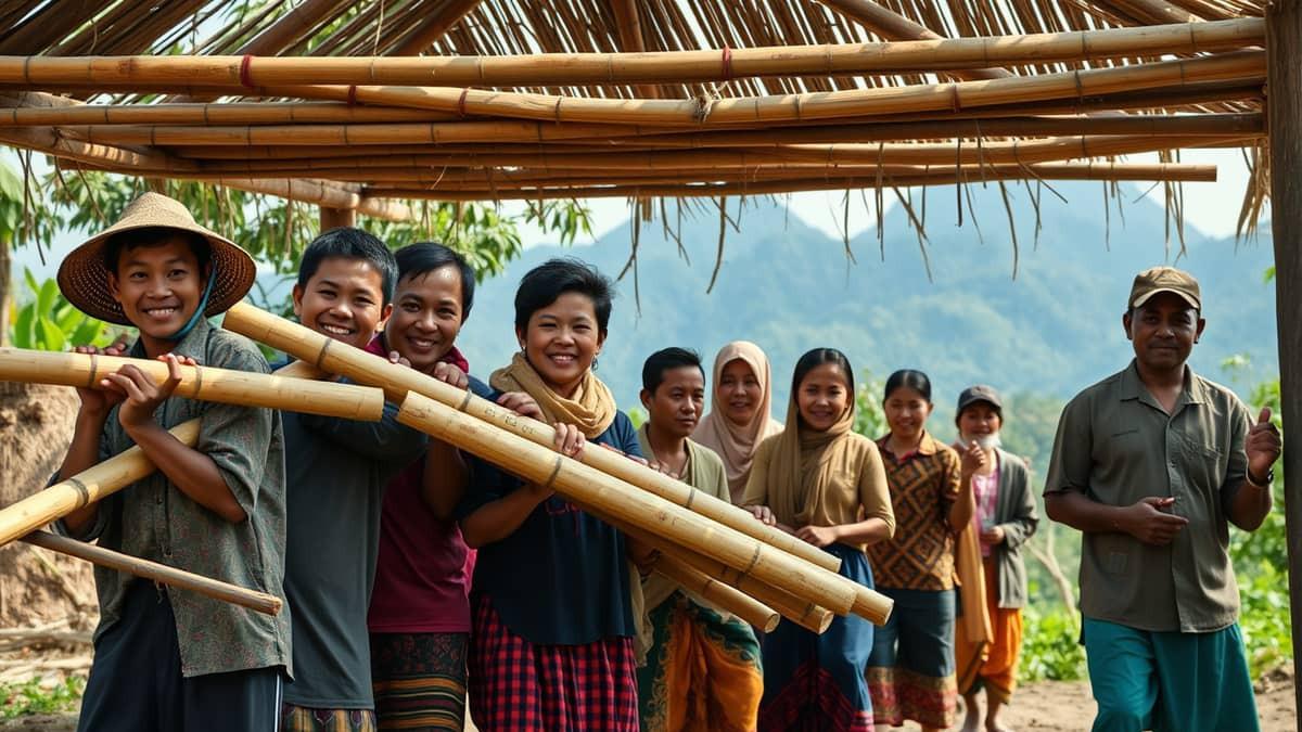 Gotong Royong Semesta Berencana di Desa Dalung Balu Perkuat Kesadaran ...
