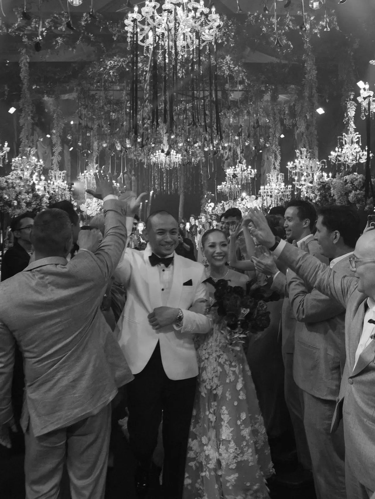 6 Potret Bunga Citra Lestari di Resepsi Pernikahan, Tampil Anggun dalam ...