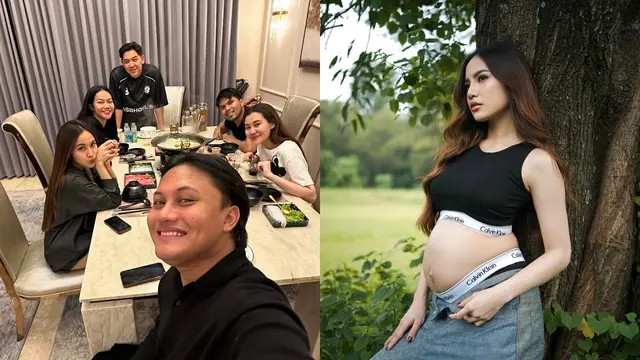 7 Potret Yura Yunita dan Aaliyah Rayakan Kehamilan Mahalini, Renang ...