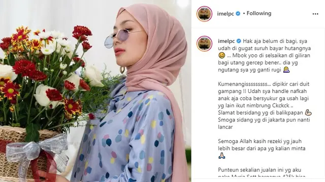 Mantan Istri Sirajuddin Mahmud, Suami Zaskia Gotik Keluhkan soal Bayar ...