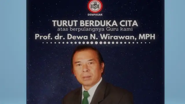 Guru Besar Ahli Epidemiologi Universitas Udayana, Prof Dewa Wirawan ...