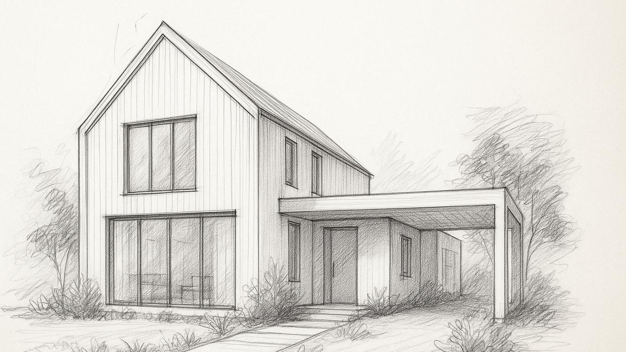 7 Gambar Sketsa Rumah Mewah yang Memikat, dari Klasik hingga Modern