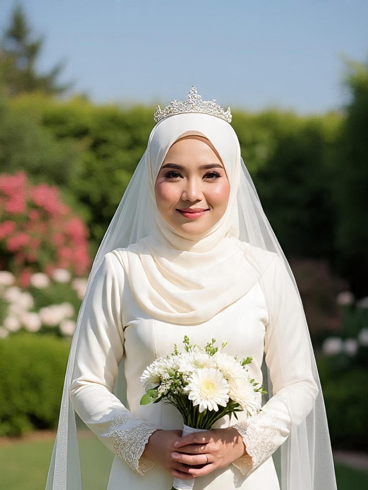 7 Inspirasi Baju Melayu Terbaru untuk Akad Nikah, Pengantin Wanita Look ...