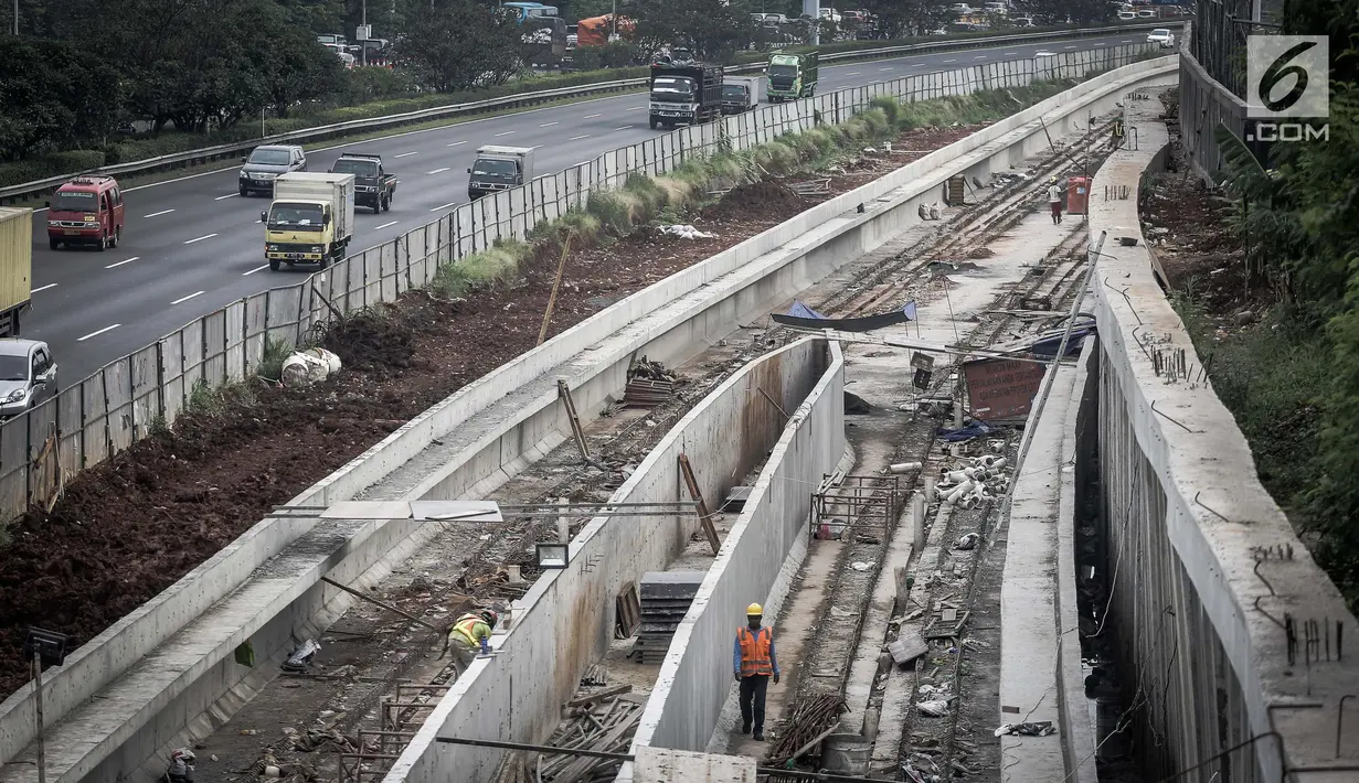 Pembangunan LRT Cawang - Cibubur Sudah Mencapai 25 Persen - Foto ...