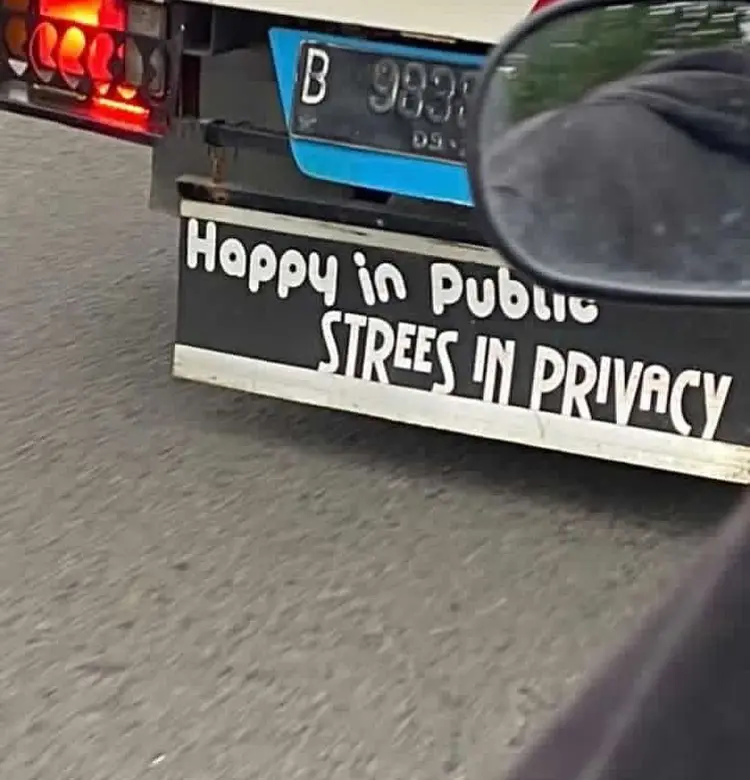 Tulisan Receh di Truk Ini Sukses Hilangkan Bete di Kemacetan, Ada yang Bikin Ngakak hingga Jadi ...